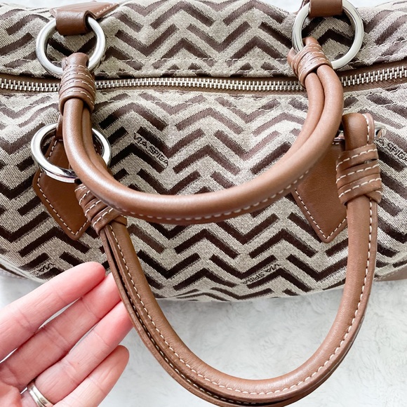 Via Spiga | Bags | Nwotvia Spiga Geometric Browntan Genuine Leather ...